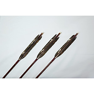 Japanese Traditional Crafts Kyudo Arrow Black Eagle Wing Otori style2 6-Piece