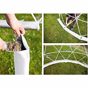 Garden Igloo - Improved Version V2 - 12' Walk-in Garden Dome Igloo