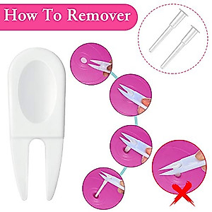 Exercise Ball Hand Pump Fitness Yoga Ball Air Pump Ball Inflator Pump with 2 Pieces Exercise Ball Plug Removers and 10 Pieces Exercise Ball Air Plugs Pin Air Stoppers Adapter Kit for Balls (Black)