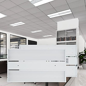 Wirefield High Bay Led Shop Lights 2FT 100W 13000LM Linear LED Industrial Workshop Light,Warehouse Light 5000K Daylight,0-10V Dim,4Lamp Fluorescent Equivalent,Hanging and FlushMount,DLC and UL Listed