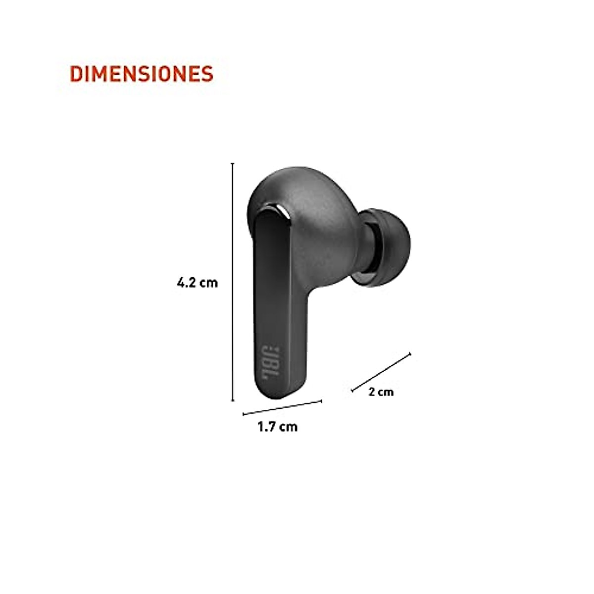 JBL Live Pro TWS 2: 40 Hours of Playtime, True Adaptive Noise Cancelling, Smart Ambient, and Beamforming mics (Black), Small