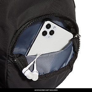 adidas Linear Mini Backpack Small Travel Bag, Black, 10.5 inch x8.5 inch x4.25 inch