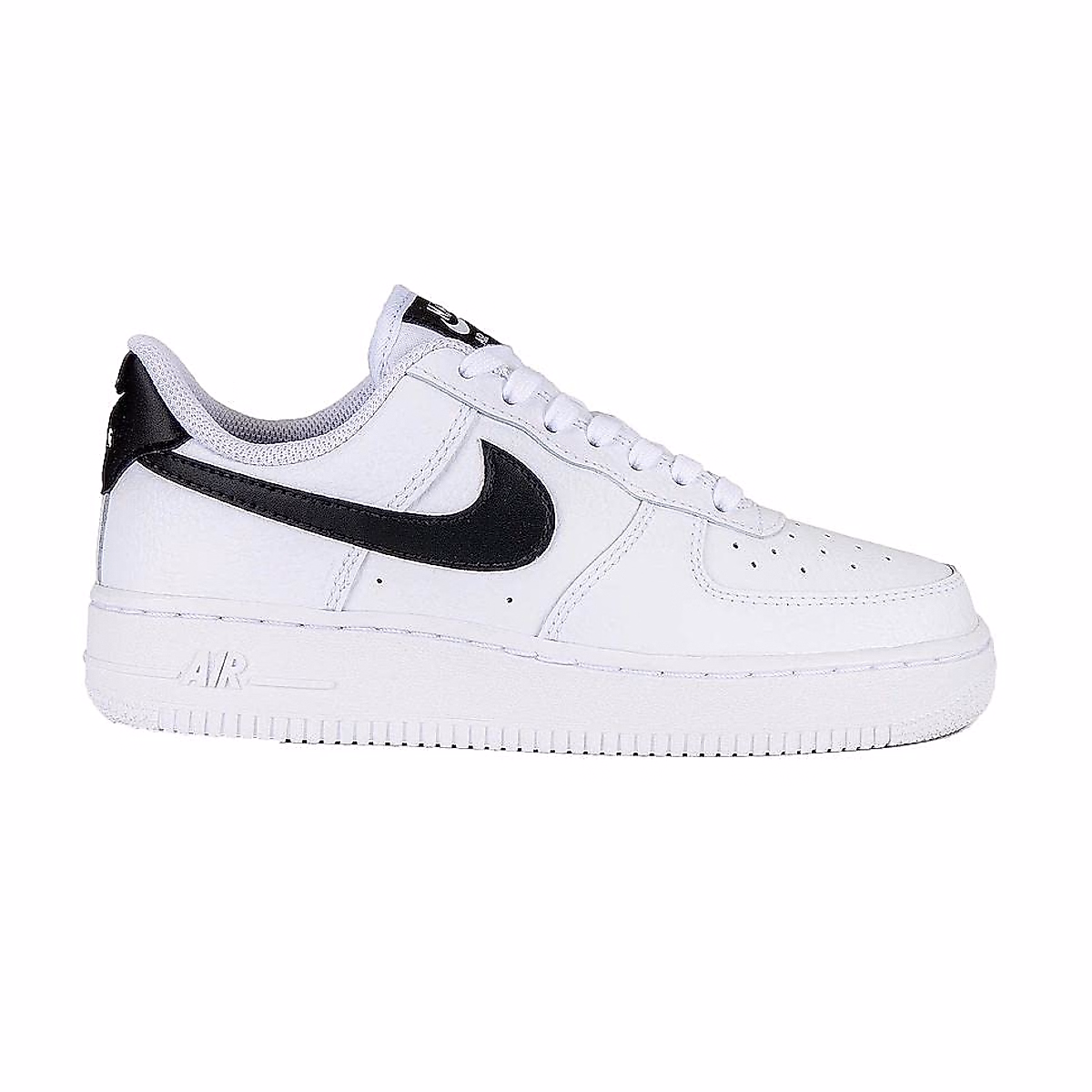 Nike Womens WMNS Air Force 1 '07 OG BLK,White Women Size 8