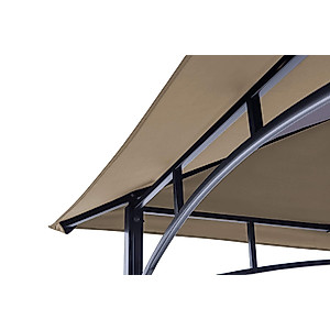 Grill Gazebo Replacement Roof for #L-GZ238PST-11 by ABCCANOPY Beige