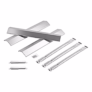 Charbrofire 1767054 Heat Tent 1767017 Burner Grill Replacement Parts for Oklahoma Joe’s Grill Accessories Heat Shield Plates 12201767 14201767 15202029 16202046 18202083 Crossover Tube