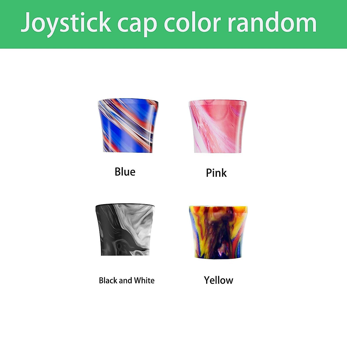 PK ProJoystick Cap, Resin, colorful metal cap with four alloy tubes with inner diameters of 2.5mm, 3.0mm, 3.5mm, and 4.0mm