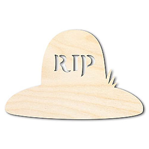 Unfinished Wood RIP Grave Shape - Craft - up to 36" 24" / 1/8"