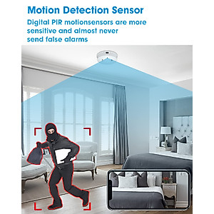 Obdeprlone Hidden Camera Smoke Detector WiFi Spy Camera Hidden Cameras with Video HD 1080P Wireless Small Camera with Night Vision and Motion Detection Indoor Camera for Home Security Nanny Cam