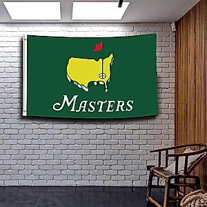 Kasflag Masters Flag Golf Banner Flag Tapestry (3x5 Feet,Heavy Duty, 150D Polyester) For College Dorm Man Cave