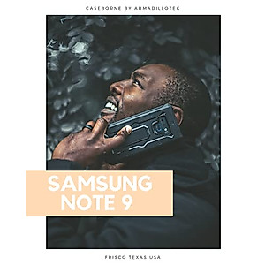 ArmadilloTek Vanguard Designed for Samsung Galaxy Note 9 Case (2018 Release) Military Grade Full-Body Rugged with Built-in Screen Protector & Kickstand (Black)