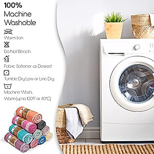 EPHESUS TOWELS Turkish Beach Towel - Turkish Cotton - 39x71 inch Oversized - Turkish Towel for Beach, Bath, Pool, Gym, Yoga - Prewashed, Lightweight, Quick Dry (Anthracite, New Sultan Pack 1)