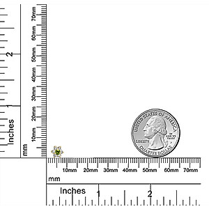 Tiny Cubic Zirconia Flower Helix Cartilage Ear Lobe Piercing Conch Daith CZ 1 Piece Stud Earring For Women Teen Real 14K Gold Screw back 4MM