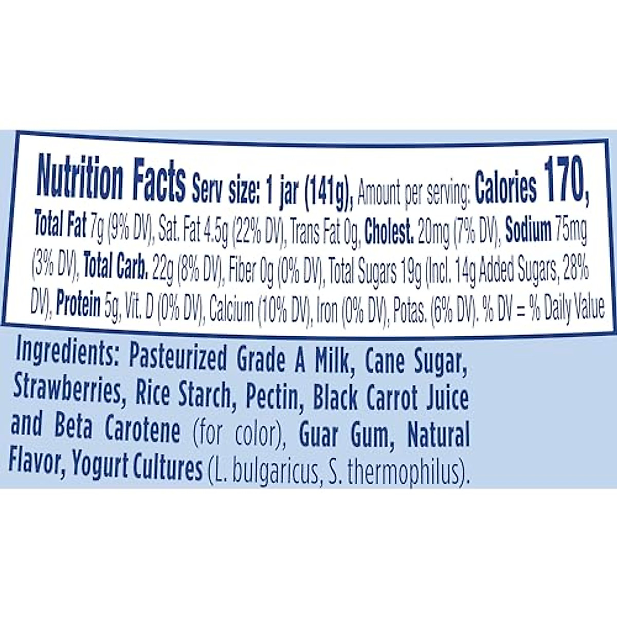 Oui by Yoplait French Style Strawberry Whole Milk Yogurt, 5 OZ Jar