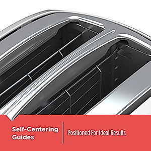 BLACK+DECKER TR1250WD Honeycomb Collection 2-Slice Toaster with Premium Textured Finish, White