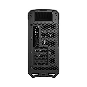 Fractal Design Torrent Black - Dark Tint Tempered Glass Side Panel - Open Grille for Maximum air Intake - Two 180mm PWM and Three 140mm Fans Included - Type C - ATX Airflow Mid Tower PC Gaming Case