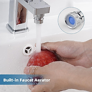 iFealClear Dishwasher Faucet Adapter, Faucet Adapter for Portable Washer, Portable Dishwasher Snap Aerator Adapter, 55/64-27 Female and 15/16-27 Male Thread for Kitchen/Bathroom/Rvs, Chrome-2 Pack