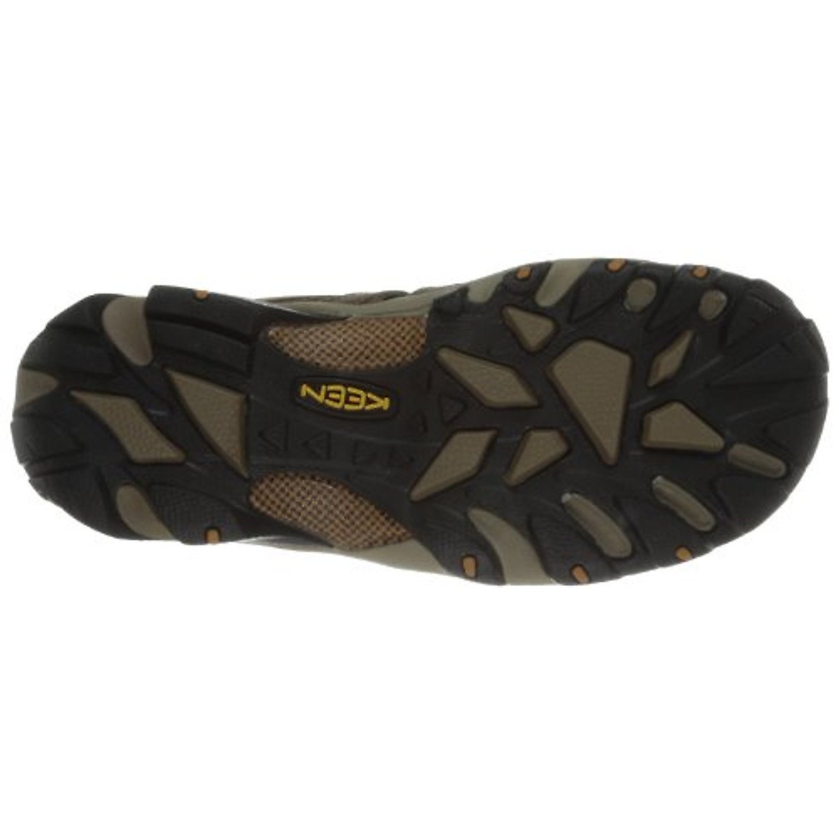 KEEN Voyageur Hiking Shoe - Men's Black Olive/Inca Gold, 14.0