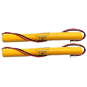 (2 Pack) 3.6v 900mAh Ni-CD Battery Pack Replacement for Emergency/Exit Light 026-186 Battery All Pro 026186 APEL Battery APLEL T26000186