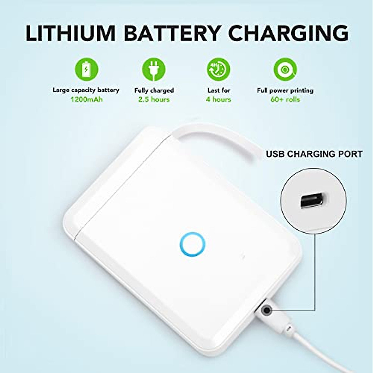 Slofen Label Makers Machine with Tape,Bluetooth Portable Label Maker Printer Multiple Templates Available,Rechargeable for Home Office Organization, Compatible with iOS/Android