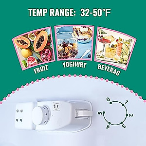 WANAI Compact Refrigerator 3.2 CU.FT Mini Fridge with Freezer Single Door Adjustable Temperature Side Door Wire Rack suit for Dorm Office Apartment BLACK