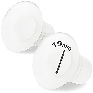 Nenesupply 19mm Flange Insert Compatible with Elvie Flange Pump Parts Elvie Stride Flange Momcozy Medela Flange Spectra Willow Reduce 24mm to 19mm Use as Elvie Inserts Medela Insert Momcozy Insert