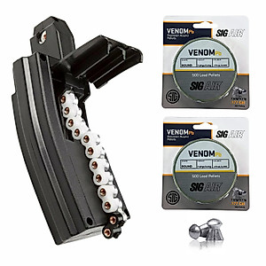 Sіg Sauer MPX/MCX Air Rifle .177 Cal 30rd Magazine with 2x500 .177 Pellets Bundle