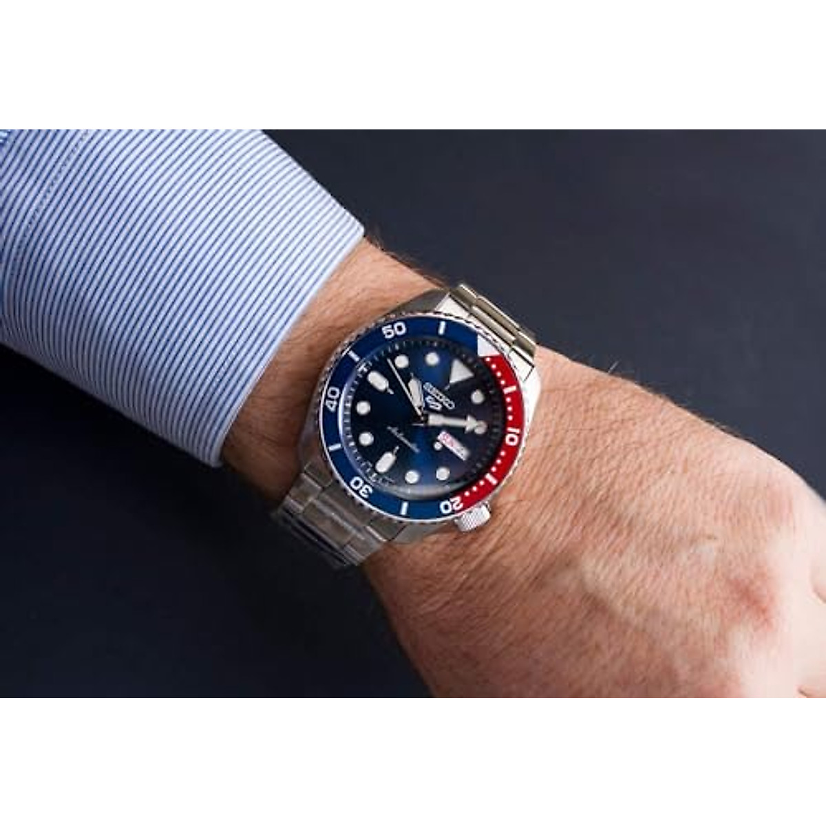 Seiko Men's Analogue Automatic Watch with Stainless Steel Strap SRPD53K1