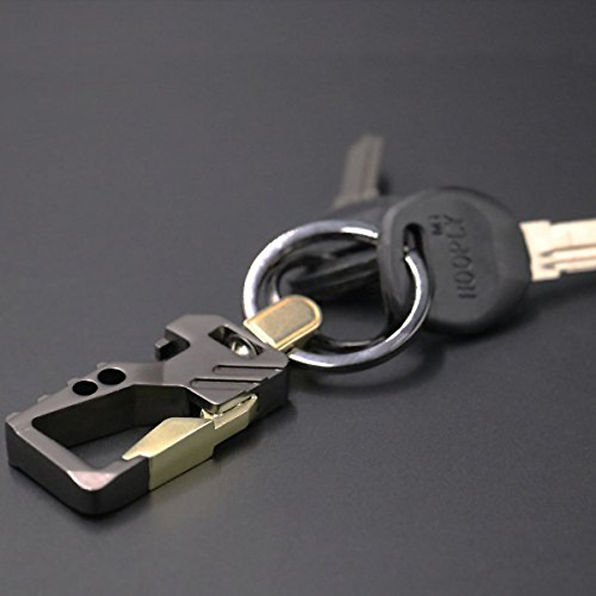 Lancher Key chain bottle opener with (2 Extra key rings and Gift Box) Heavy Duty Car Keychain for Men and Women