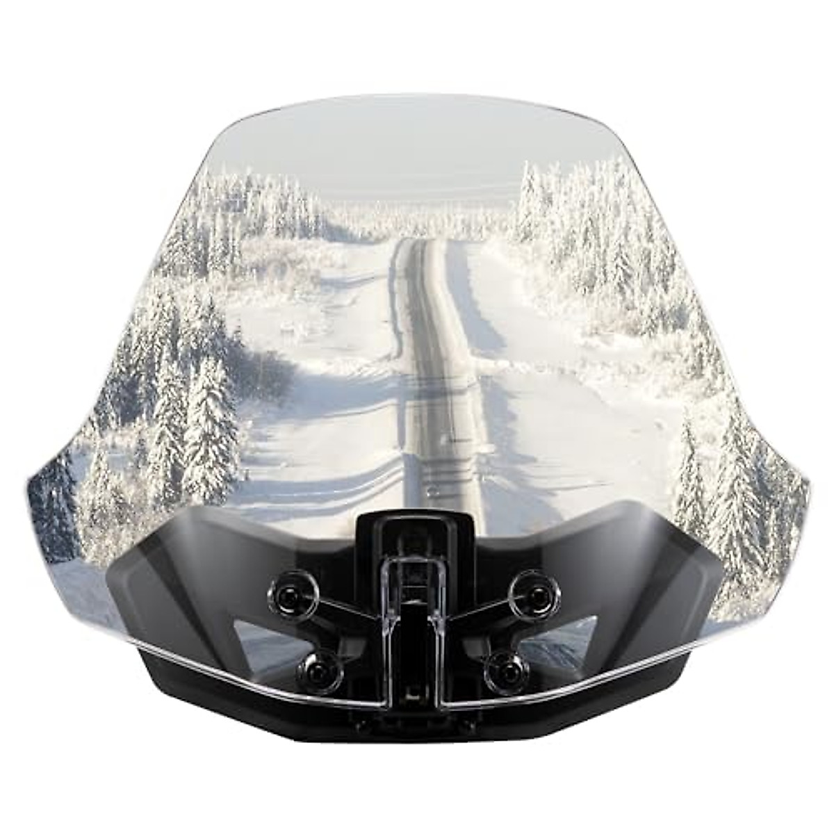 A & UTV PRO Adventure Wider Windshield for Can Am Ryker All Models Accessories, Upgrade XXL Adjustable Hard Coated Windscreen Wind Deflector, Replace OEM #219401032