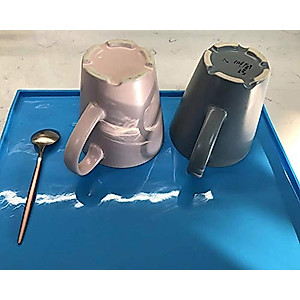 ASIBT Silicone Cake Roll Maker ,Silicone Baking Mat,Multipurpose Silicone Nonstick Pastry Mat , Swiss Roll Cake Mat Flexible Baking Tray Mold Baking-2pack(10''12'', Blue)