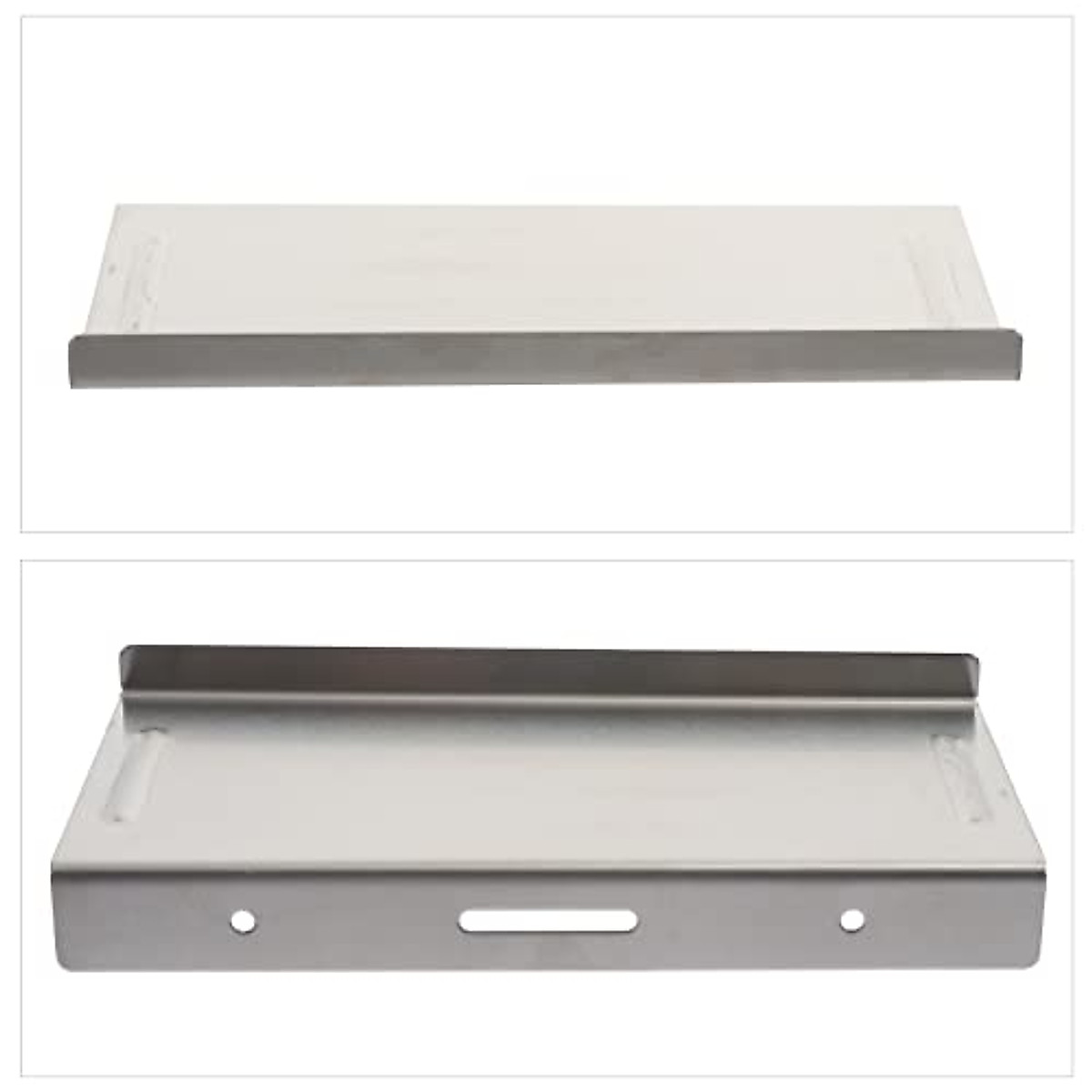 Cabilock Locker Shelf Wall Hanging Shelves Stainless Steel Floating Metal Floating Shelf Metal Bathroom Wall Shelf Shower Wall Shelf Wall Shelves: Metal Hanging Storage Shelves Wall Mounted Shelves