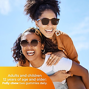 One A Day Women’s Multivitamin Gummies, Supplement with Vitamin A, Vitamin C, Vitamin D, Vitamin E and Zinc for Immune Health Support, Calcium & more, Orange, 230 count, Fruity