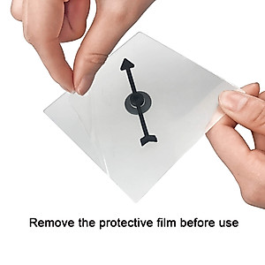 10 PCS Clear Transparent Spinners with Rotating Arrow Dry Erase Math Game Spinner for Party Games and Teaching