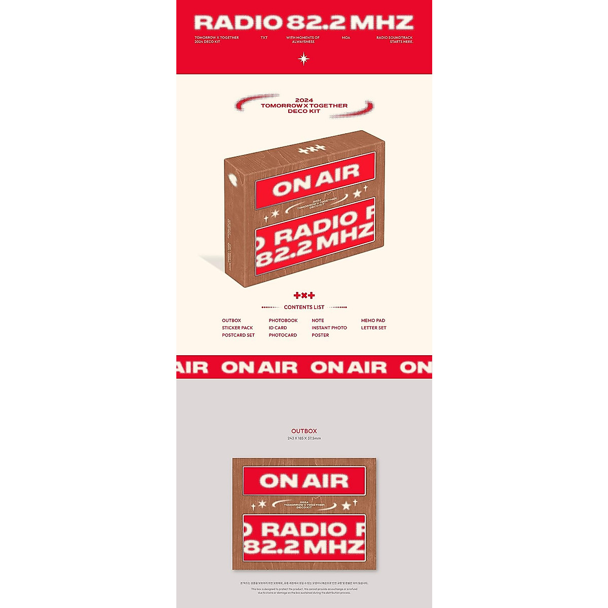 Dreamus TXT Tomorrow X Together 2024 Deco KIT