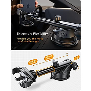 AINOPE Phone Mount for Car 2022 Upgrade 3-1 Gravity Car Phone Holder Mount for Car Dashboard Windshield Air Vent Cell Phone Holder Car Mount Compatible with iPhone 14 13 12 11 Pro Max & All Phones