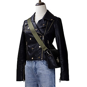 Allzedream Wide Purse Strap Replacement Crossbody Shoulder Bag Adjustable (Olive Green)