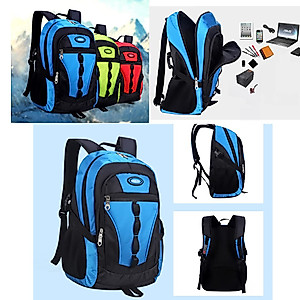 Casual Daypack Book Bags Waterproof School Bag Travel Knapsack Bags for High School Teens Elementary Backpack