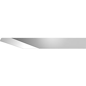 Mill Blade Flat Grind, 6in.L, 9/16in.W