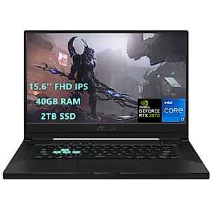 Gaming Laptop by ASUS TUF for Laptop Gamer, 2022 Upgraded Version, 15.6" FHD 240Hz, Intel 12th Core i7-11370H, 40GB RAM, 2TB SSD, NVIDIA GeForce RTX 3070, Backlit Keyboard, Windows 11, LIONEYE MP