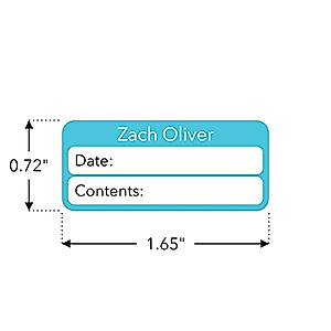 Personalized Baby Bottle Labels for Daycare - Write-On Name Labels (Double Line, 39 Labels)