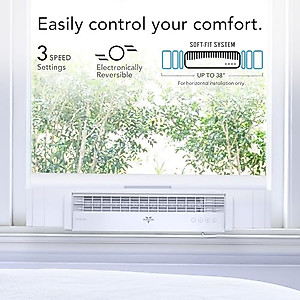 Vornado PORTAL Window Fan with 3 Speeds, Reversible Exhaust Mode, Weather Resistant, For Kitchen, Bedroom, Home