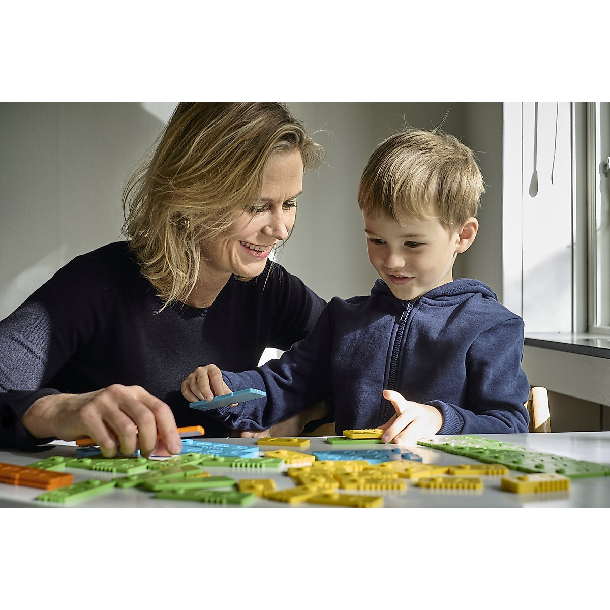 Newmero Bricks - Place Value Manipulatives & STEM Toys for Kids Aged 3-9 | Hands-On Math Learning Resources for Preschool, Kindergarten, First, Second, and Third Grade | Fun Math Games