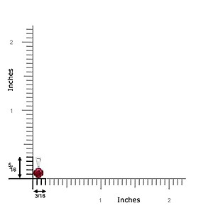 Angara Natural Ruby Solitaire Pendant Necklace for Women In Sterling Silver with 18" Chain (0.3 Cttw 4mm Round Ruby)