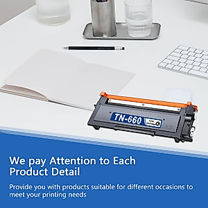 TN-660 TN 660 1 Pack Replacement for Brother High Yield TN660 Black Toner Cartridge, Page Yield Up to 3,200 Pages, Compatible HL-L2300D HL-L2305W HL-L2340DW HL-L2360DW MFC--L2740DW DCP-L2540DW Printer