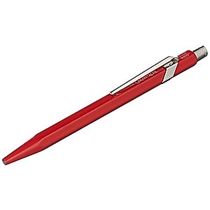 Caran d'Ache 849: Metal Pen Ballpoint Red, Red Cartridge (849.020)