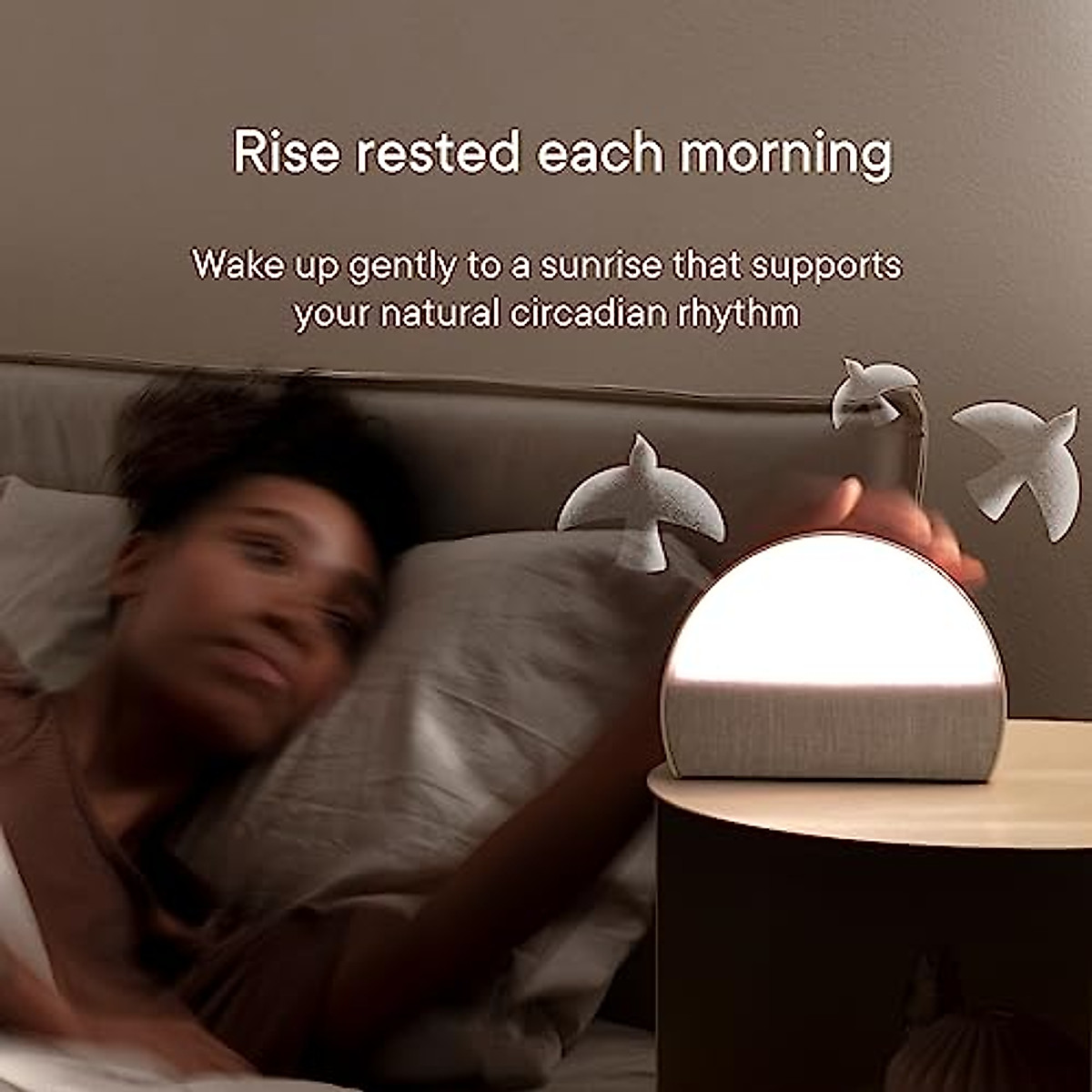 Hatch Restore 2 | Sunrise Alarm Clock | Sound Machine | Bedside Dream Machine | Smart Light | White Noise | Custom Sleep Routines | Dimmable Clock | Deep Sleep | Gentle Alarm | Wake Up Rested | Slate