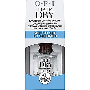 OPI Nail Lacquer Top Coats, Original, 0.5 fl.oz, Drip Dry Lacquer Drying Drops, 0.3 fl.oz