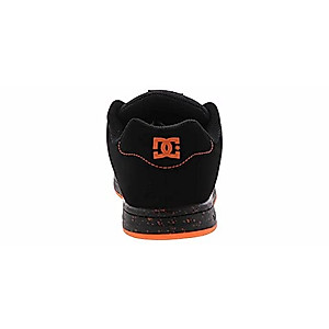 DC Men's Gaveler Low Shoe Skate, Black/Orange, 12