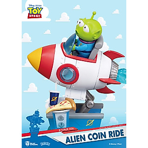 Beast Kingdom Toy Story: Alien Coin Ride Ds-036 D-Stage Series Statue, Multicolor