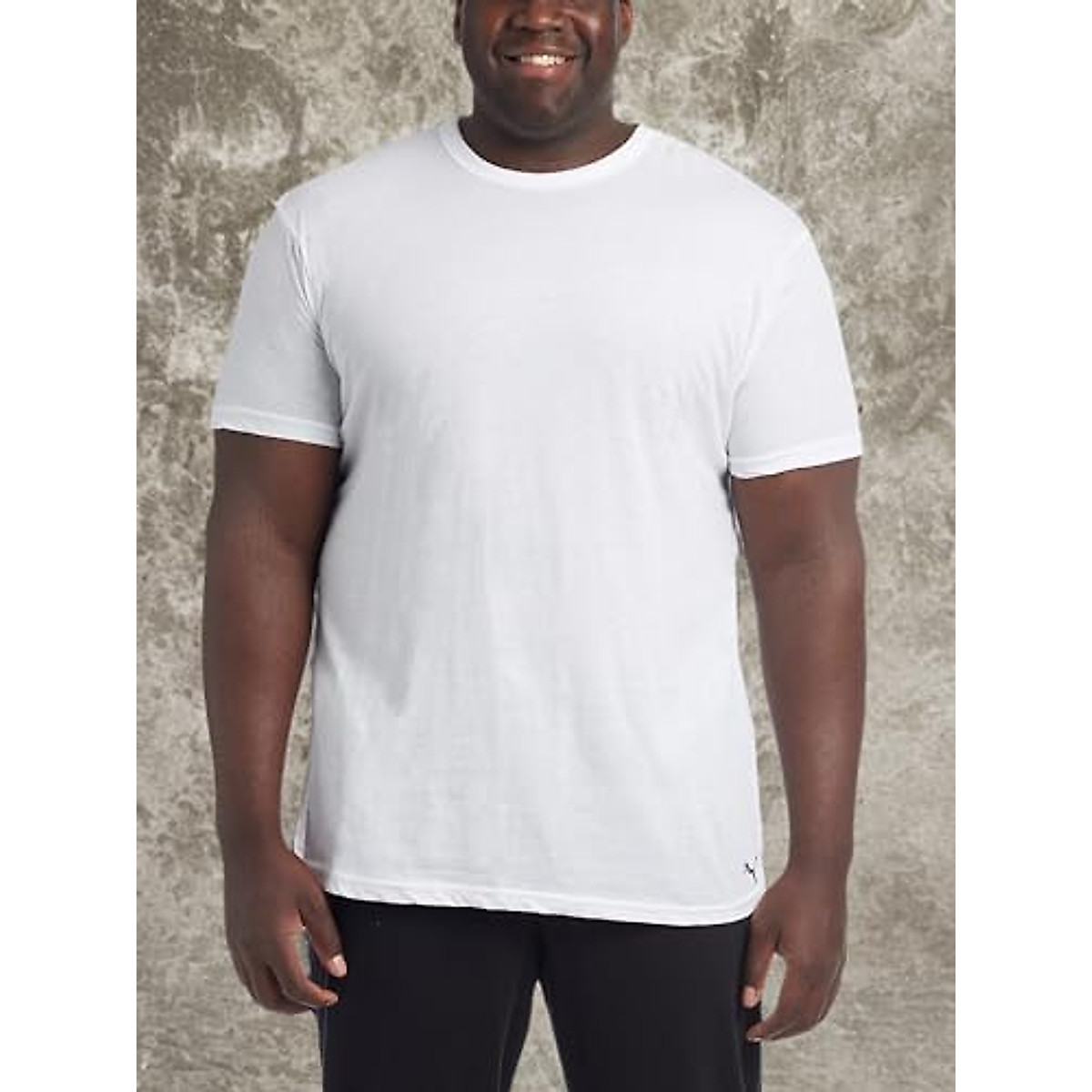 PUMA mens Big & Tall 3 Pack Classic T Shirt, White Traditional, 3X-Large Tall US